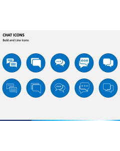 Live Chat Icons for PowerPoint and Google Slides - PPT Slides