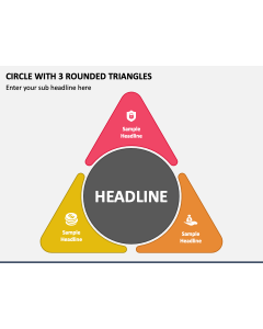 triangle rounded corners powerpoint