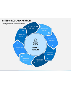 circular chevron powerpoint template
