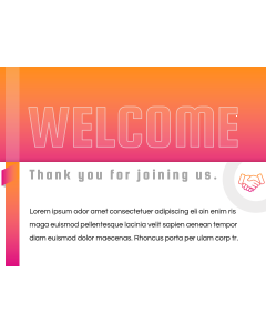 Welcome Slides for PowerPoint and Google Slides