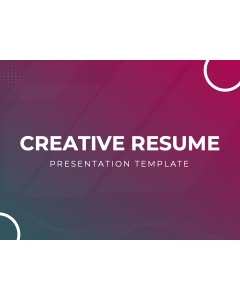 Resume PowerPoint Templates and Google Slides Themes