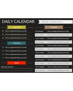 Calendar PowerPoint Templates and Google Slides Themes