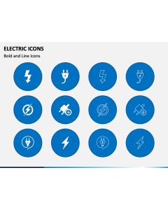Electricity Icons for PowerPoint and Google Slides - PPT Slides