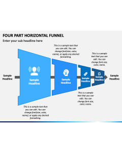 Horizontal Funnel PowerPoint and Google Slides Template - PPT Slides