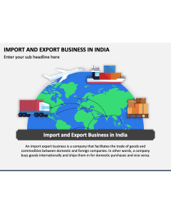 Export Business Company Profile PowerPoint Template and Google Slides Theme