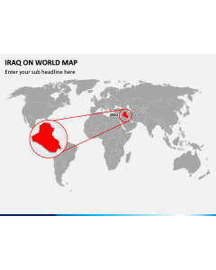 Iraq Map for PowerPoint and Google Slides - PPT Slides