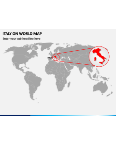 Italy Map for PowerPoint and Google Slides - PPT Slides
