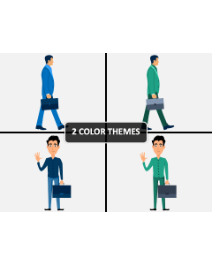 Page 5 - Slide Man (3D Man) for PowerPoint and Google Slides | SketchBubble