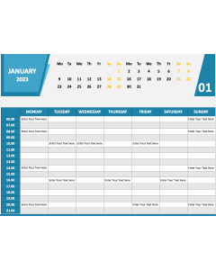 Schedule PowerPoint Templates and Google Slides Themes