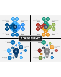 Many to Many Infographics for PowerPoint and Google Slides - PPT Slides