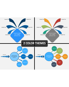 Many to Many Infographics for PowerPoint and Google Slides - PPT Slides