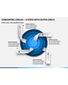 4 concentric circles template