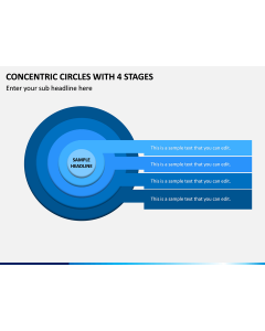 4 concentric circles template