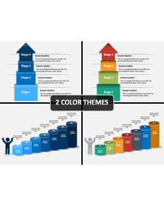 Progressive Roadmap PowerPoint and Google Slides Template - PPT Slides