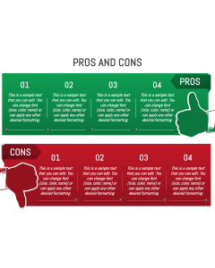Pros and Cons Templates for PowerPoint and Google Slides | SketchBubble