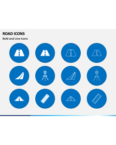 Roadblock Icons for PowerPoint and Google Slides - PPT Slides