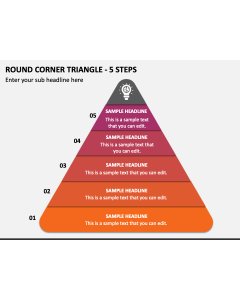 triangle rounded corners powerpoint
