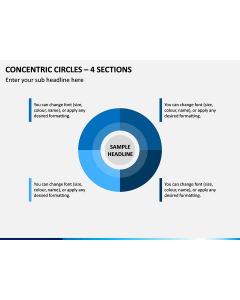 4 concentric circles template