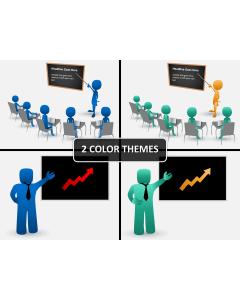 Page 8 - Slide Man (3D Man) for PowerPoint and Google Slides | SketchBubble