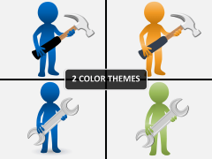 Page 8 - Slide Man (3D Man) for PowerPoint and Google Slides | SketchBubble