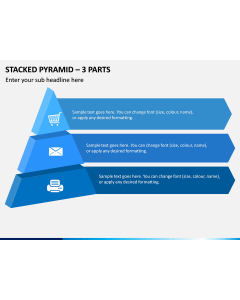 Pyramid 3 Parts PowerPoint Template - PPT Slides