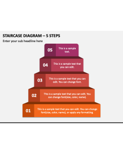 Stairs Diagrams for PowerPoint and Google Slides