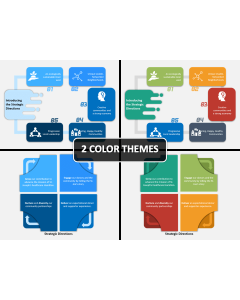 Directions Pole for PowerPoint and Google Slides - PPT Slides