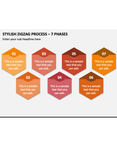 Zig Zag Diagrams for PowerPoint and Google Slides