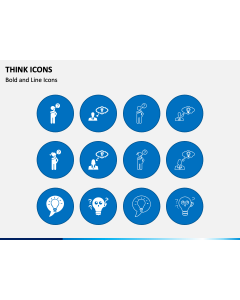Thinking Icons for PowerPoint and Google Slides - PPT Slides