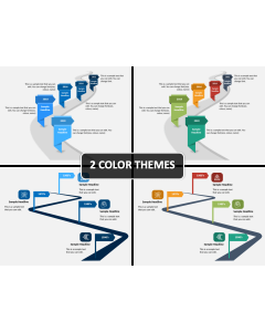 Monthly Milestones PowerPoint and Google Slides Template - PPT Slides