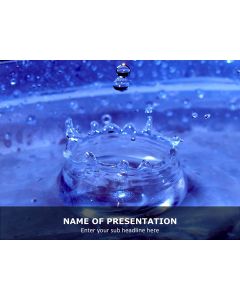 Water Bubbles and Drops PowerPoint and Google Slides Template - PPT Slides