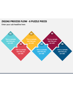 Zig Zag Diagrams for PowerPoint and Google Slides