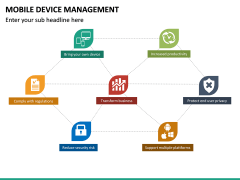 Mobile Device Management (MDM) PowerPoint Template | SketchBubble