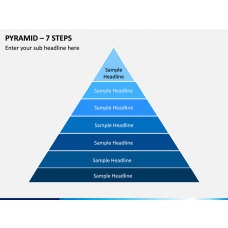 7 Level Pyramid PowerPoint Template - PPT Slides | SketchBubble