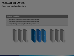 Parallel 3D Layers PowerPoint and Google Slides Template - PPT Slides