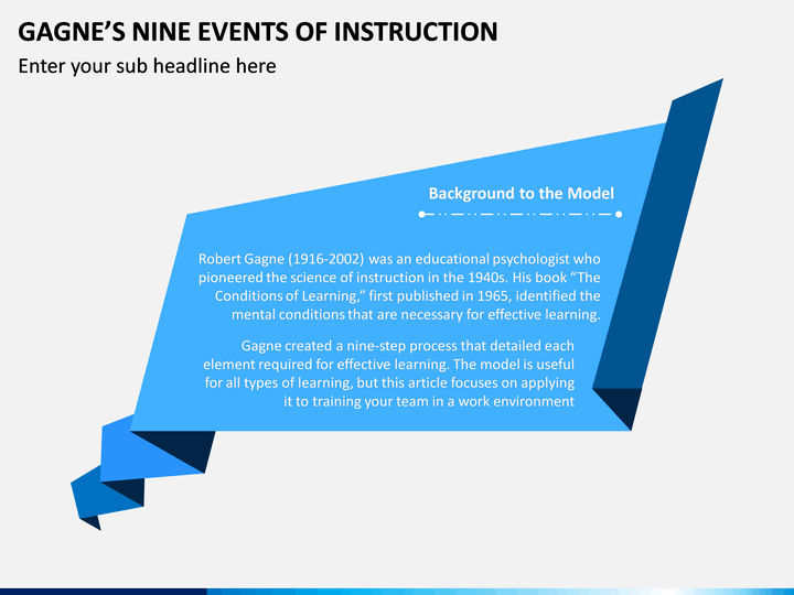 Gagne's Nine Events of Instruction PowerPoint and Google Slides ...