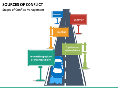 Sources of Conflict PowerPoint Template | SketchBubble