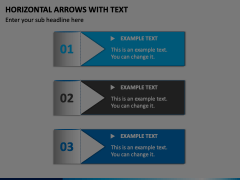Horizontal Arrows with Text PowerPoint and Google Slides Template - PPT ...