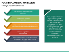 Post Implementation Review PowerPoint Template | SketchBubble