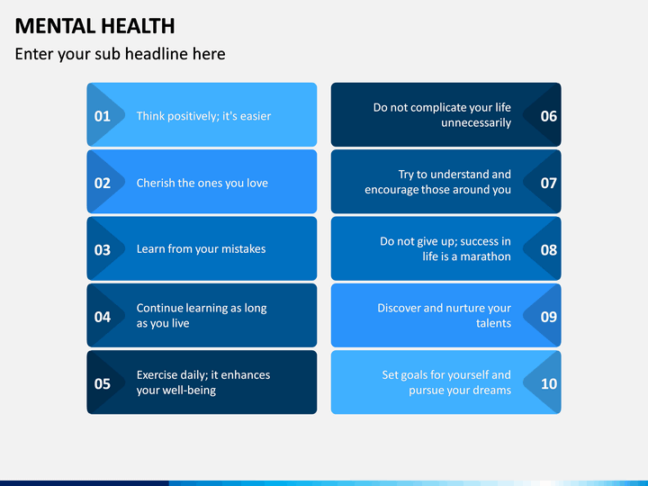 Mental Health PowerPoint Template | SketchBubble