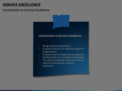 Service Excellence PowerPoint and Google Slides Template - PPT Slides