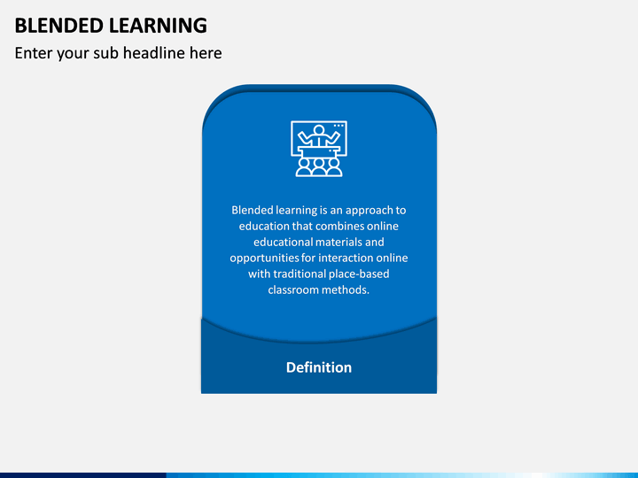 Blended Learning PowerPoint Template | SketchBubble