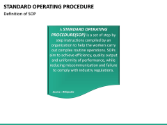 Standard Operating Procedure PowerPoint Template | SketchBubble