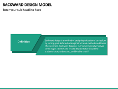 Backward Design Model PowerPoint Template | SketchBubble