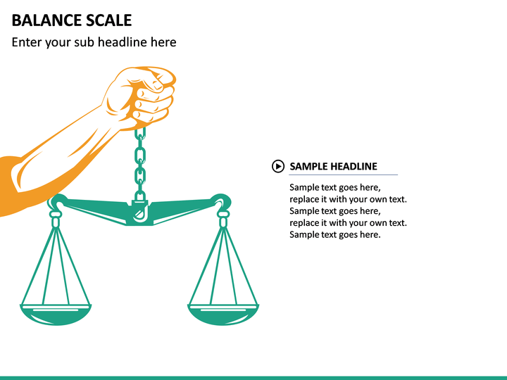 Balance Scale PowerPoint Template | SketchBubble