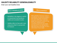 Validity Reliability Generalizability PowerPoint Template | SketchBubble