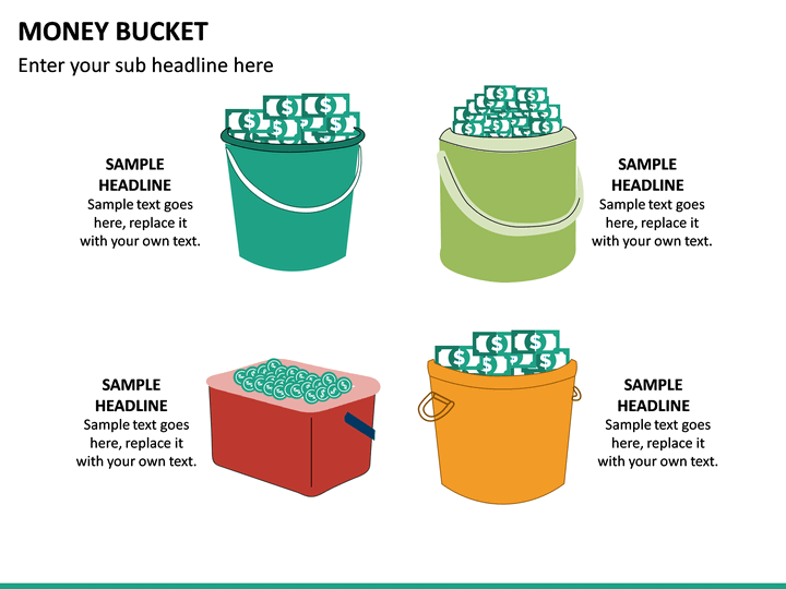 Money Bucket PowerPoint Template | SketchBubble