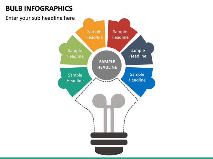 Bulb Infographics PowerPoint Template | SketchBubble