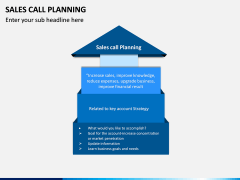 Sales Call Planning PowerPoint Template | SketchBubble