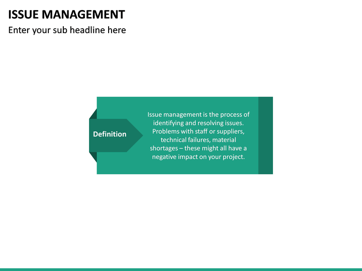 Issue Management PowerPoint Template | SketchBubble